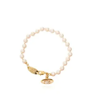 VIVIENNE WESTWOOD Simonetta Pearl Bracelet - Creme