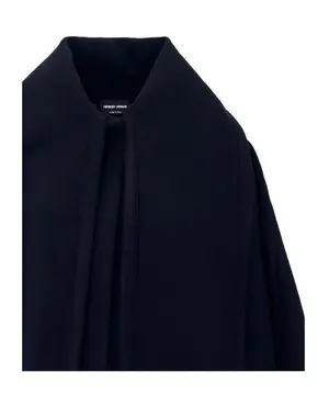 Giorgio Armani Cape In Double Virgin Wool