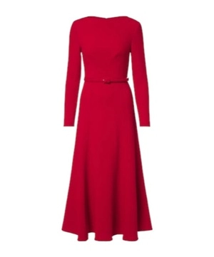 Roland Mouret Wool-blend Zipped Skirt