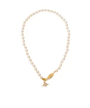 VIVIENNE WESTWOOD Simonetta Pearl Necklace - Off White
