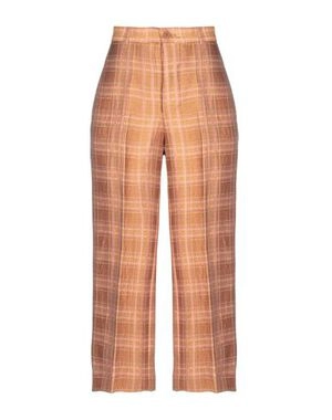 Aspesi Cotton, Linen, And Polyamide Tailored Trousers - Brown