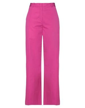 Aspesi Cotton Wide-leg Pants - Fuchsia