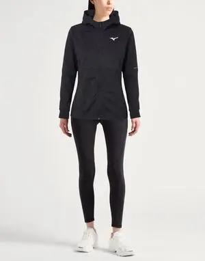 Mizuno Polyester Hooded Jacket - Black