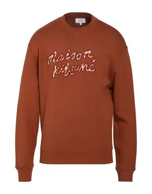 Maison Kitsuné Sweatshirt Tan Size Cotton
