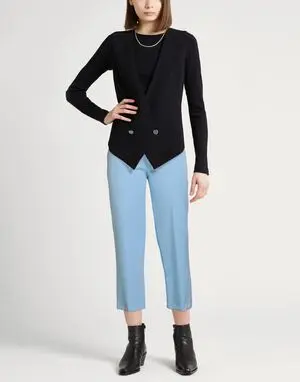 Liu Jo Polyester Elastane Straight Leg Trousers - Blue