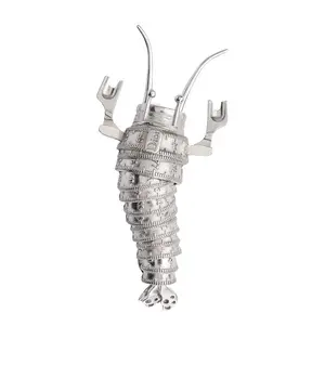 Dior Couture Charms Crawfish Pin - Silver