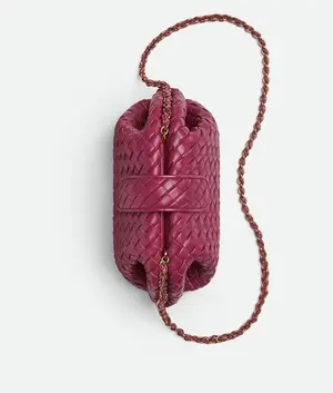 Bottega Veneta Lauren 1980 Mini Clutch Bag - Cinnabar
