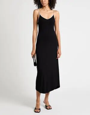 Majestic Filatures Viscose And Elastane Midi Dress