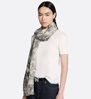 Dior Toile De Jouy Sauvage Stole
