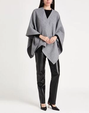 Max Mara Alpaca Wool Blend Wrap Cape