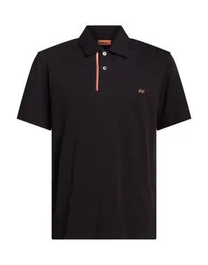 Missoni Polo Shirt Size Cotton - Black