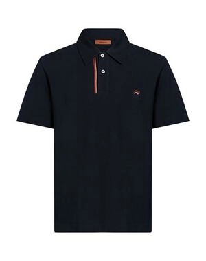 Missoni Polo Shirt Size Cotton - Navy