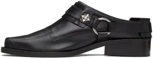 TOGA VIRILIS Buckled Leather Slip-on Boots