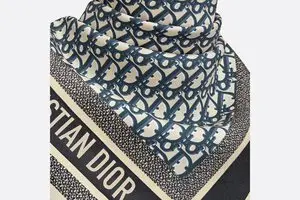 Dior Oblique Diortwin 70 Square Scarf