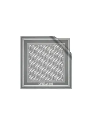 Dior Oblique Diortwin 70 Square Scarf - Gray