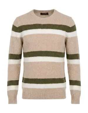 MOORER Wool Cashmere Striped Sweater