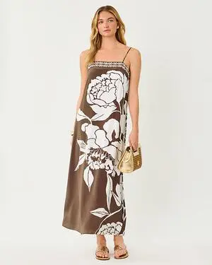 Lilly Pulitzer® Silk Maxi Slip Dress