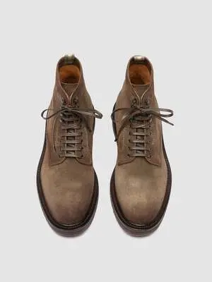 Officine Creative Round Toe Lace-up Boots