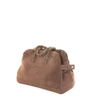 Casadei Park Avenue Velour Bag - Light Brown