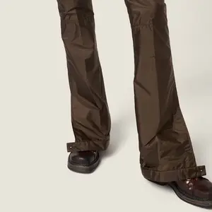 Miu Miu Technical Fabric Pants - Ebony