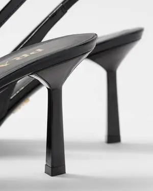 Prada Logo-plaque Pointed-toe Pumps