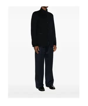 Zegna Navy-blue Oasi-cashmere Il Conte Jacket