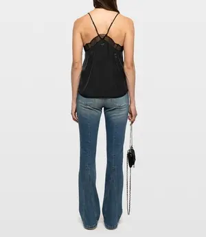 Zadig&Voltaire Christy Silk Strass Paisley Top