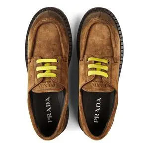 Prada Suede Platform Casual Shoes