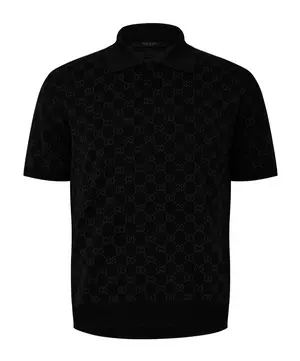 Gucci Minimal Jacquard Short-sleeve Polo