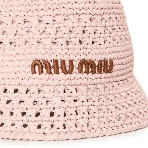 Miu Miu Crocheted Bucket Hat