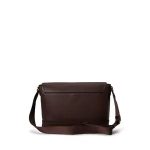 Polo Ralph Lauren Pebbled Leather Messenger Bag