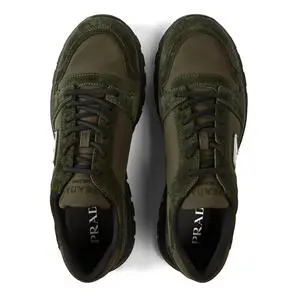 Prada Mixed Fabric Running Sneakers