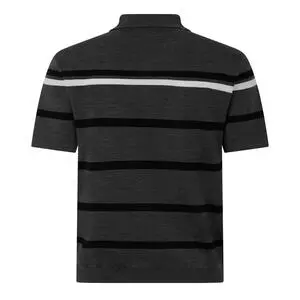 Gucci Striped Short-sleeve Knit Polo