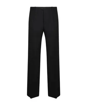 JIL SANDER Casual Trousers With Belt Loops - Black