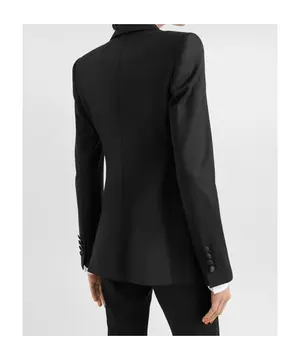 Dolce & Gabbana Turlington Single-breasted Jacket In Bi-stretch Twill