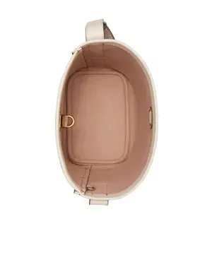 Tory Burch Lock Slim Bucket Bag - Light Stone