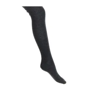 JIL SANDER Stretched Ribbed Tights - Grey