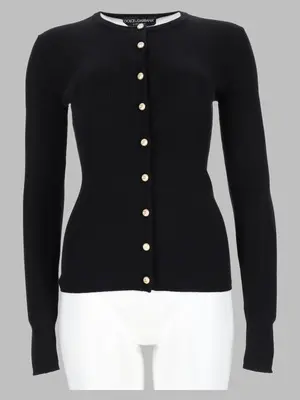 Dolce & Gabbana Ribbed Cashmere Cardigan