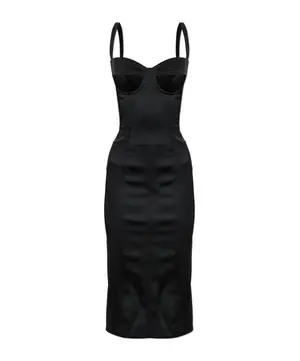 Dolce & Gabbana Dolce Gabbana Bustier-style Midi Dress