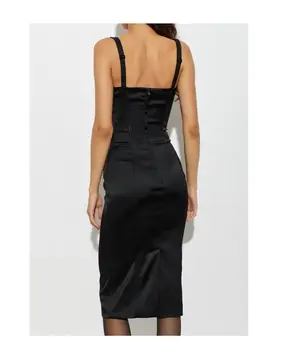 Dolce & Gabbana Dolce Gabbana Bustier-style Midi Dress