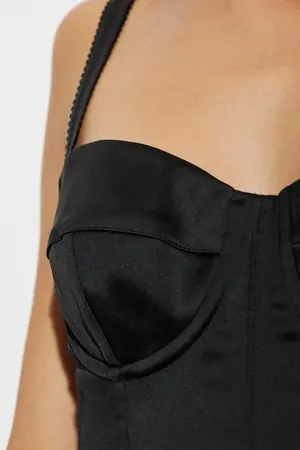 Dolce & Gabbana Dolce Gabbana Bustier-style Midi Dress