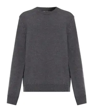 Dolce & Gabbana Crew Neck Long-sleeved Sweater - Grey