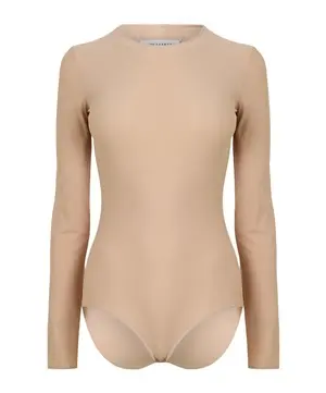 MAISON MARGIELA Crew Neck Long-sleeve Bodysuit - No