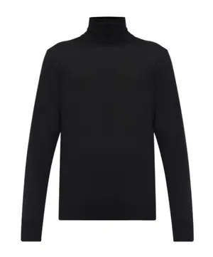 Dolce & Gabbana Dolce Gabbana Cashmere Turtleneck Sweater - Black
