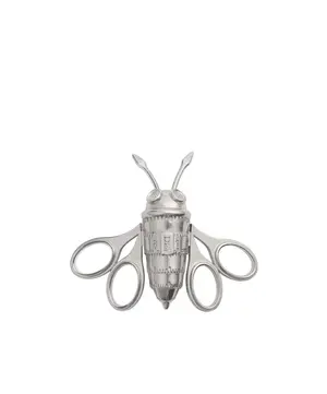 Dior Couture Charms Bee Brooch - Silver