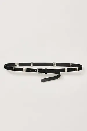 Free People Millie Microslim Belt - Black