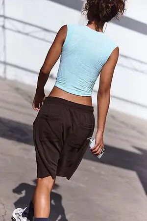 Free People Cropped Top - Frosty