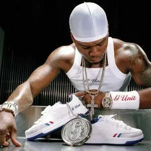 REEBOK X G-unit G6 Sneakers - White/blue/red