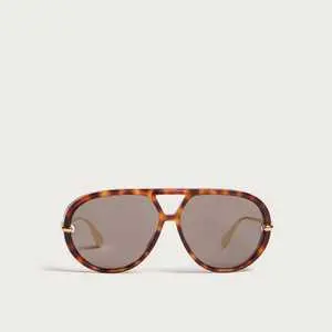 Bottega Veneta Bv1274s Sunglasses - Havana/gold/brown