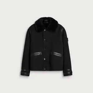Stone Island Ghost Suede Sheepskin Jacket